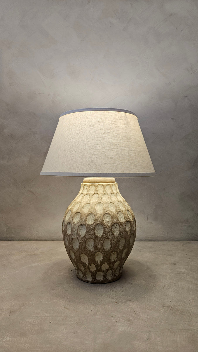 Mallory Lamp in Beige – Home + Aspects