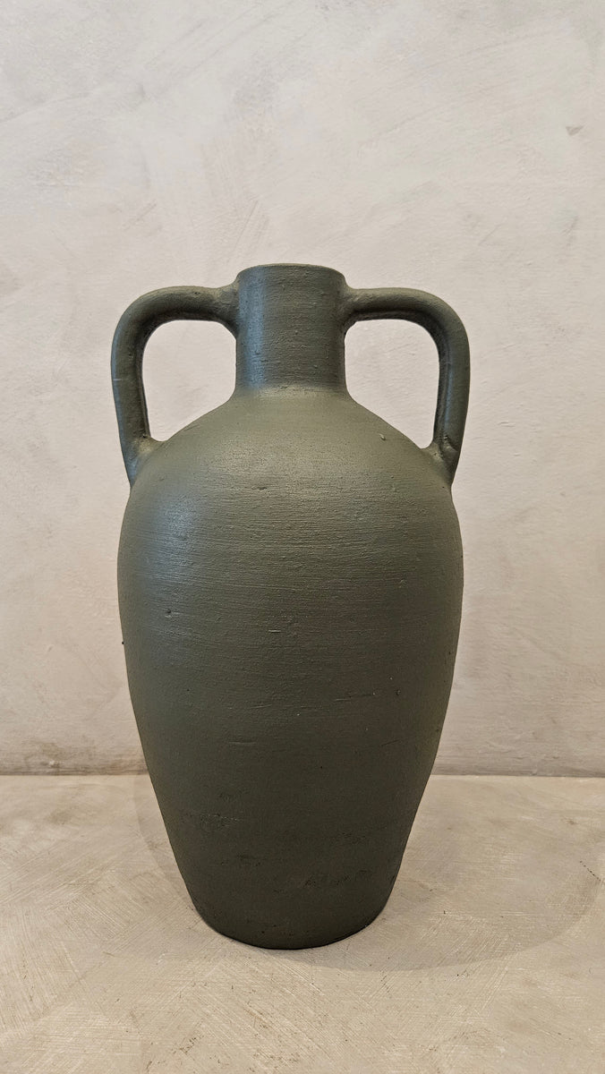 Niobe Jar in Olive Green – Home + Aspects