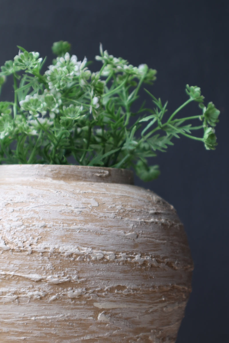 Silas Clay Jar in Beige – Home + Aspects