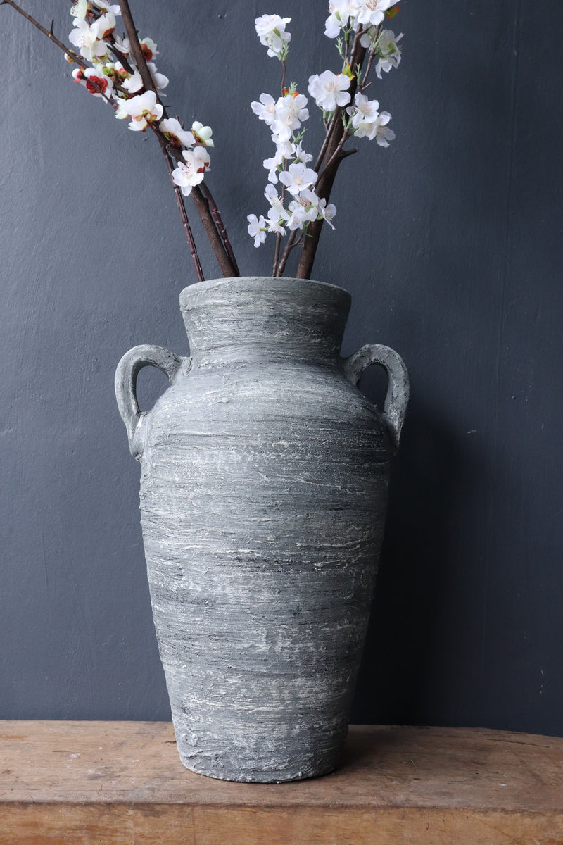 Eleanor Floor Vase in Gray – Home + Aspects